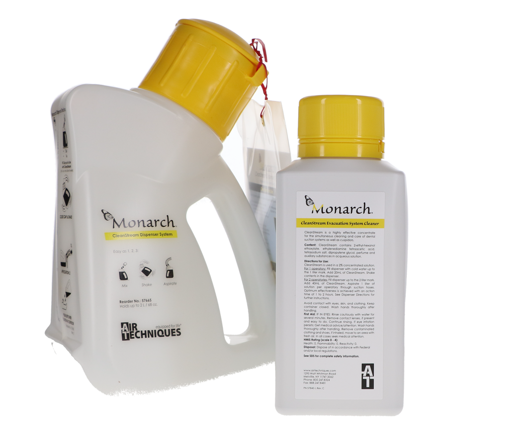 Monarch CleanStream™ Evacuation System Cleaner – 3Z Dental