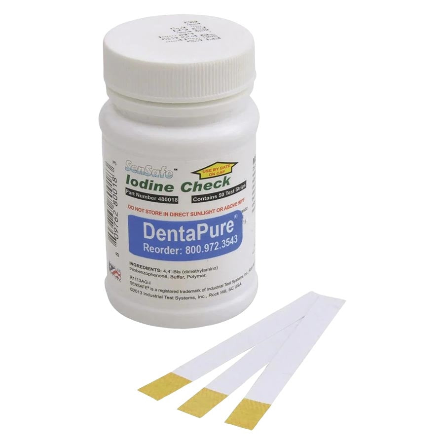 DentaPure™ Iodine Test Strip, 50/Pkg – 3Z Dental