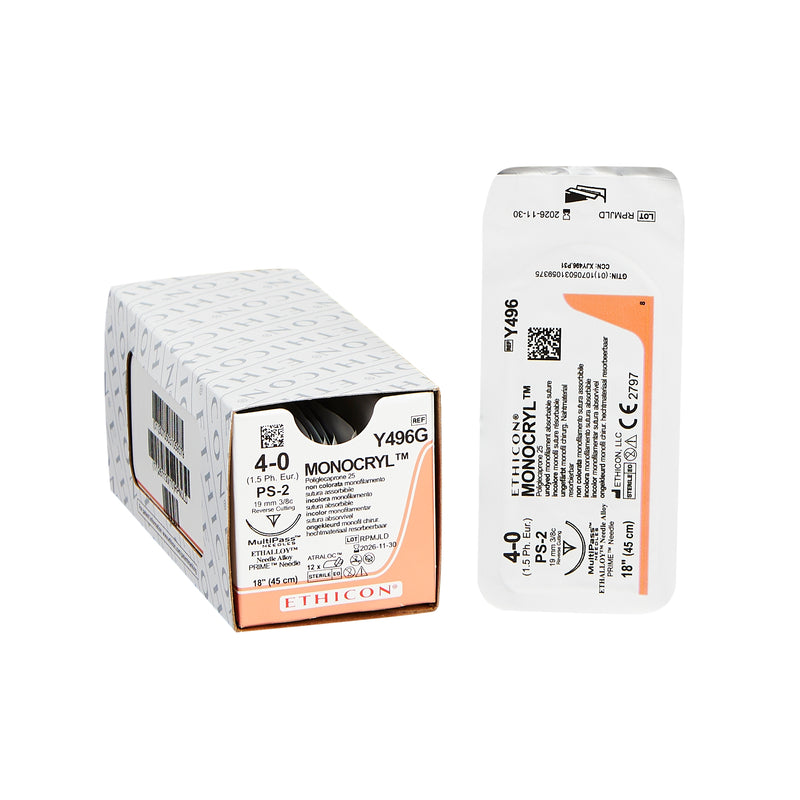 MONOCRYL™ Sutures – Size 4-0, Precision Point, PS-2, Undyed ...