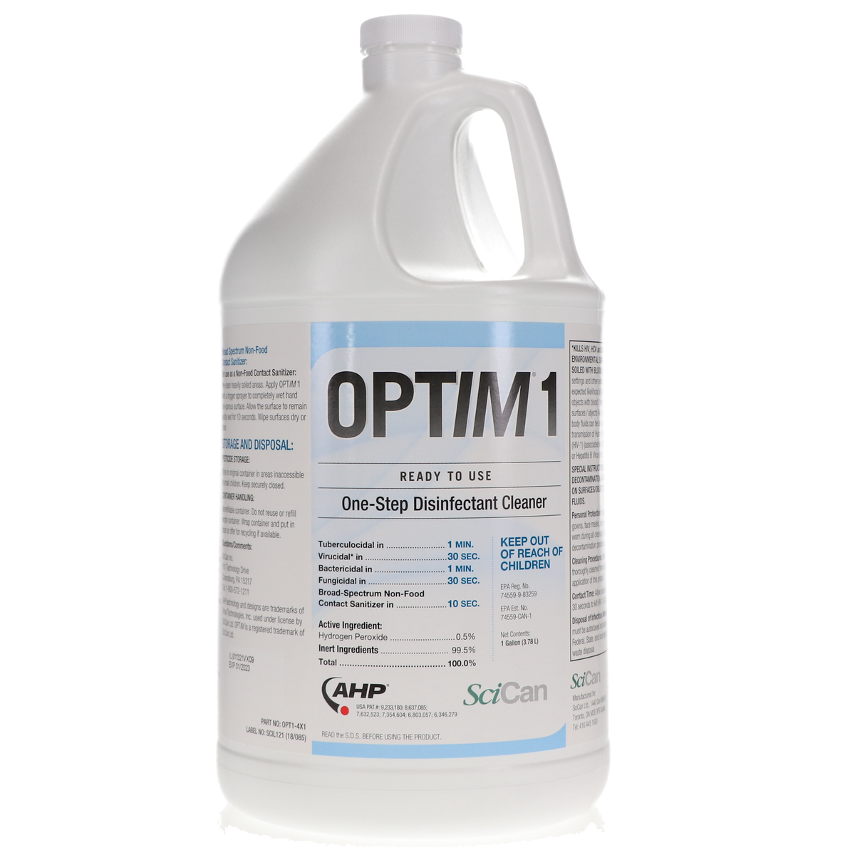 Optim 1 Liquid, 4L Bottle – 3Z Dental