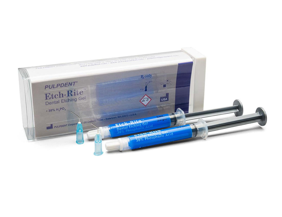 Etch-Rite Etching Gel Syringes - Precision Dental Etching Solution – 3Z ...