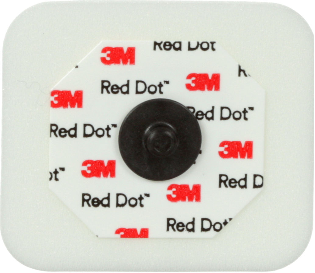 3M™ Red Dot™ Monitoring Electrode with Foam Tape and Sticky Gel ...