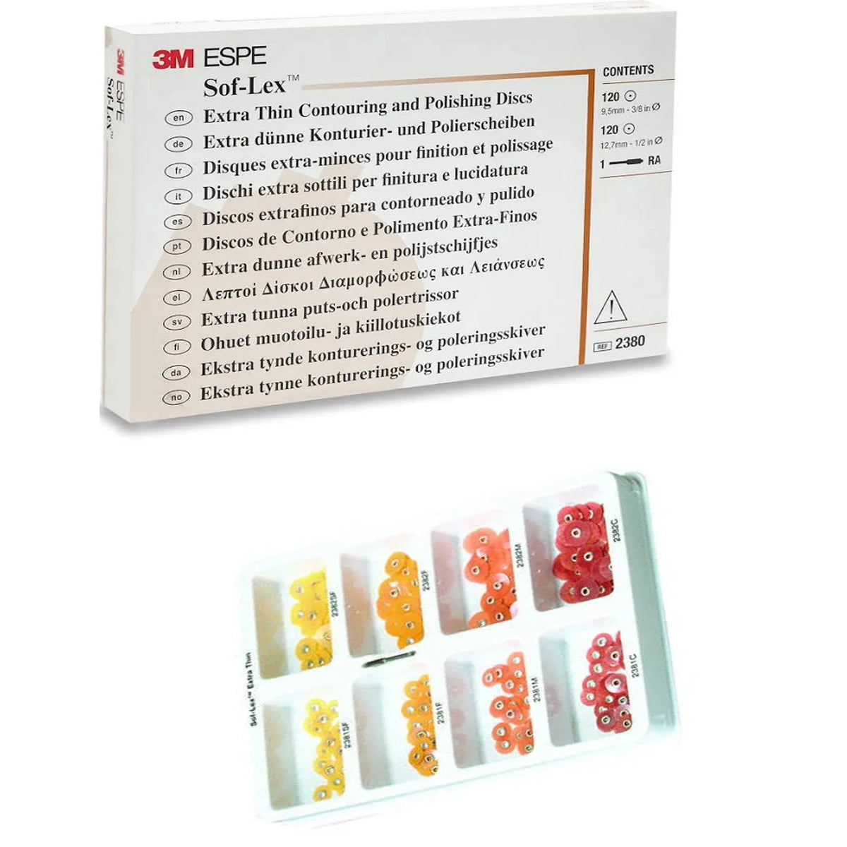 Sof-Lex Contouring and Polishing Discs Assortment Kit with Mandrel – 3Z ...