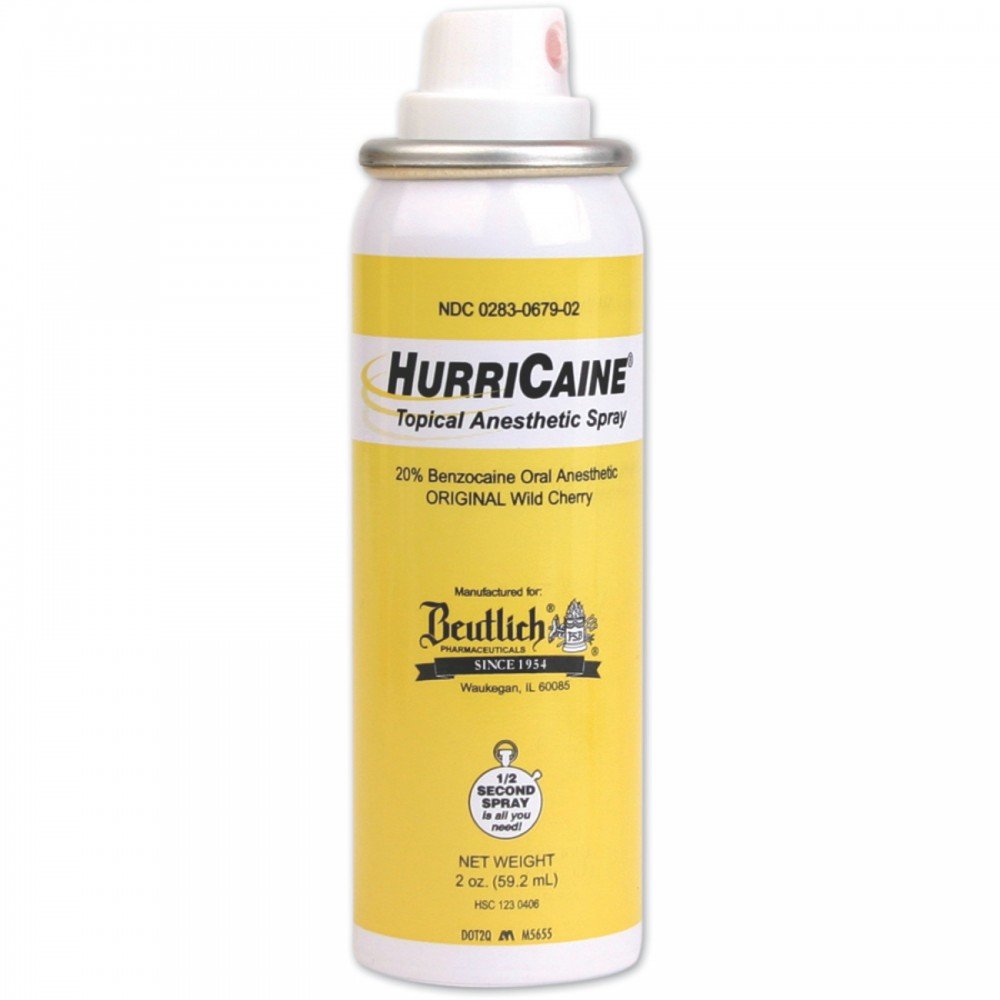 HurriCaine Topical Anesthetic Spray 2oz – 3Z Dental