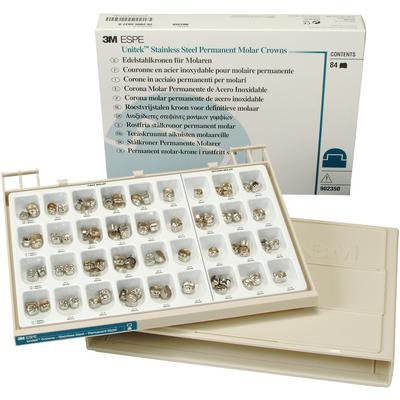 Unitek™ Permanent Stainless Steel Crowns Molar Starter Kit - Durable ...