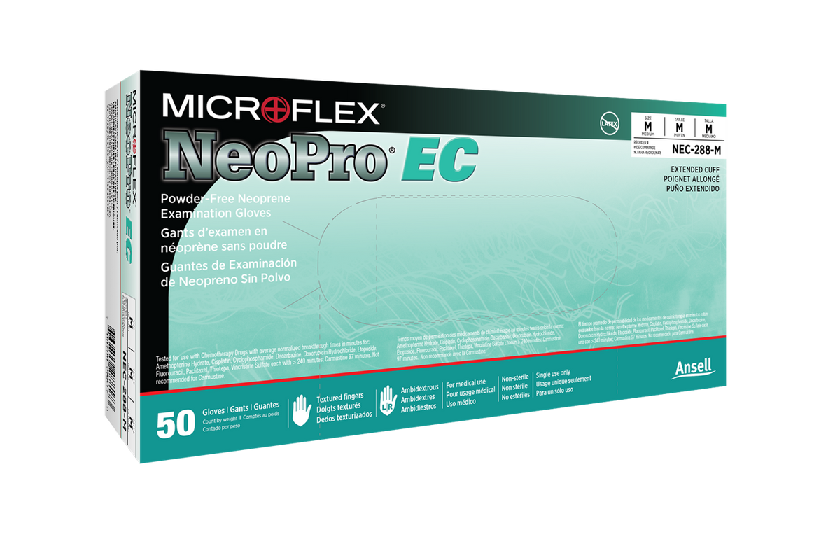 MICROFLEX® NeoPro® EC NEC-288 Neoprene Chemical-Resistant Gloves ...