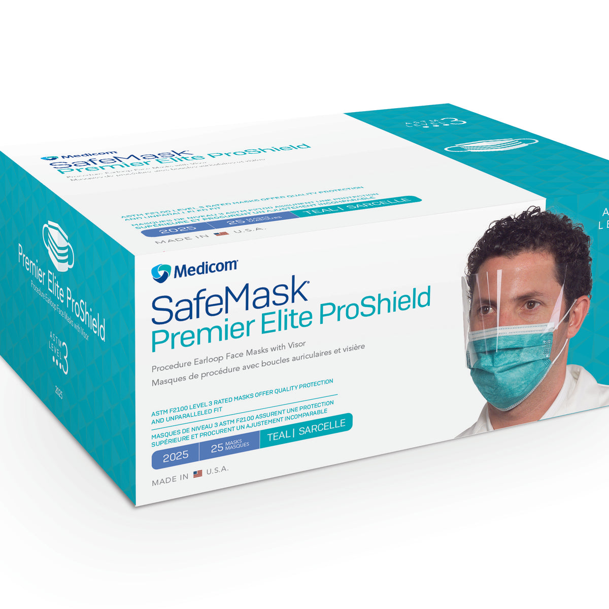 Safe Mask Pro-Shield Masks – ASTM Level 3, 25/Package | Maximum ...