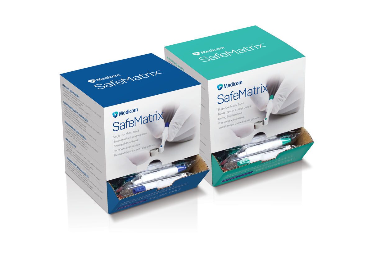 SafeMatrix Wide Matrix Bands – 50/Package | Precise & Secure Dental ...