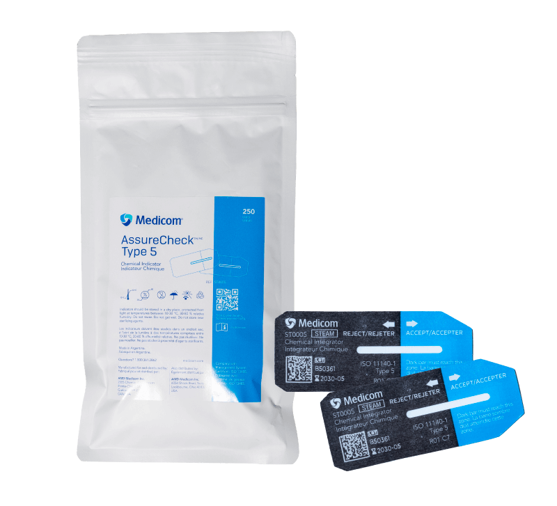 AssureCheck™ Type 5 Chemical Integrators - 250/Pk – 3Z Dental