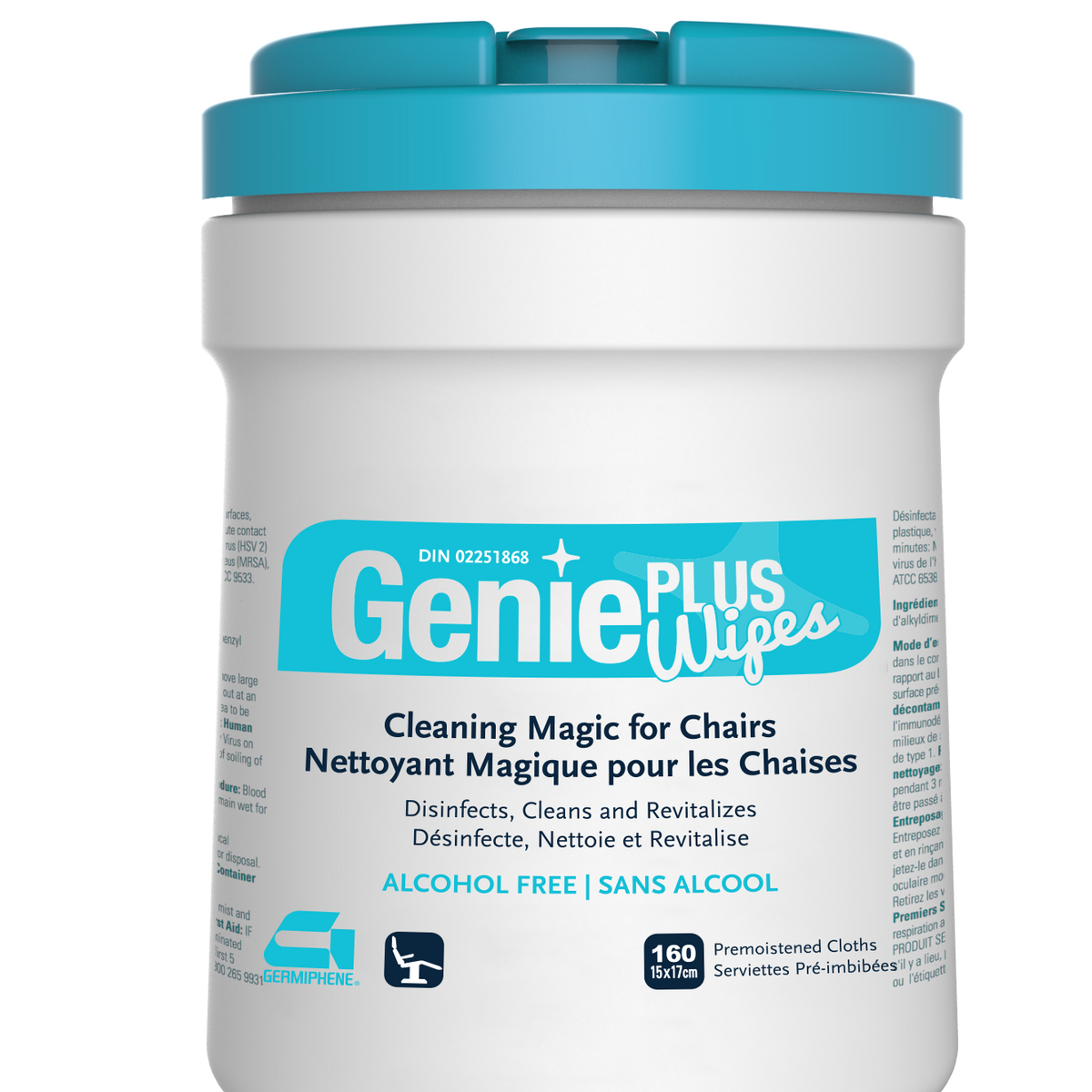 Genie Plus Chair Disinfectant and Cleaner – Powerful Cleaning for ...
