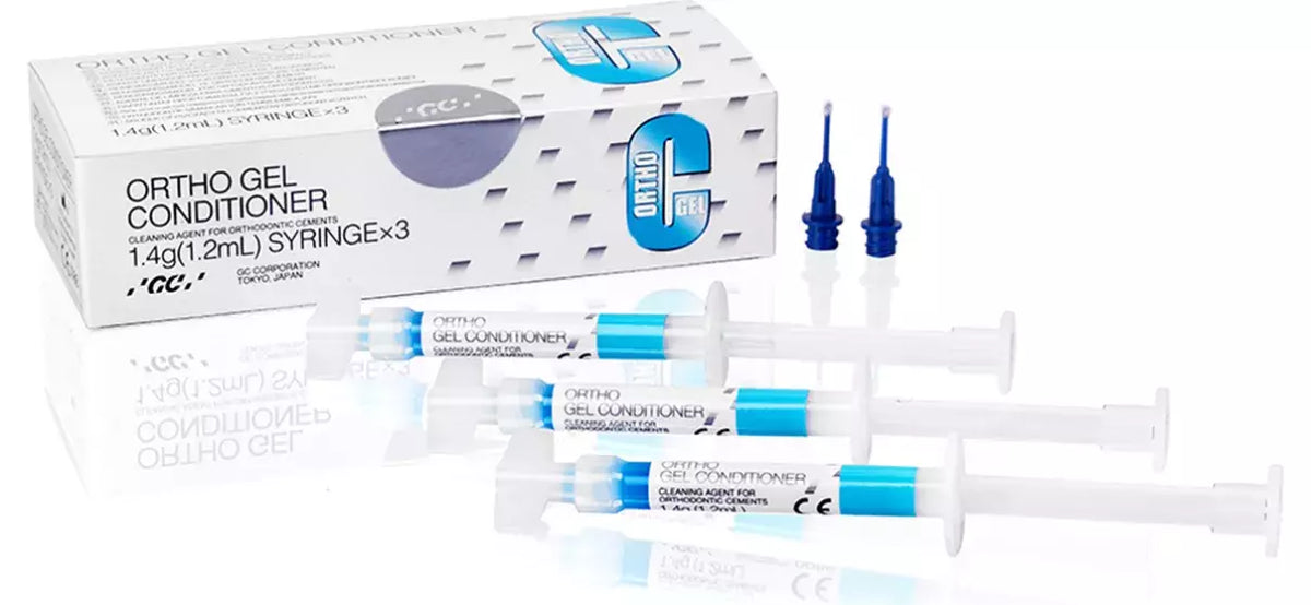 Ortho Gel Conditioner - 3 (1.4 g) Syringes with 25 Brush Tips for ...