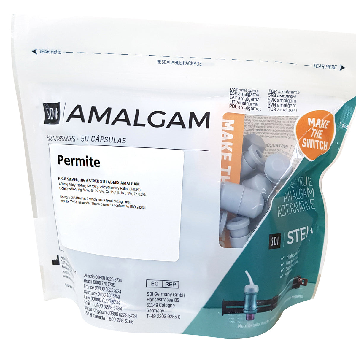 Permite Caps Dispersed Phase Alloy | High-Performance Dental ...