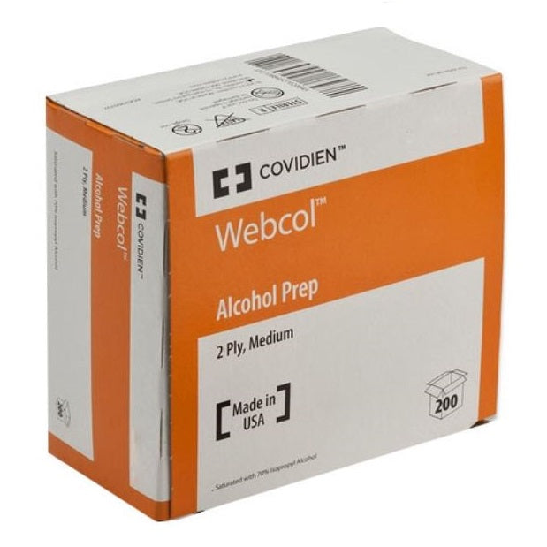 Webcol™ Alcohol Prep Pad, Two-Ply, Sterile – 3Z Dental