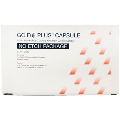 GC Fuji PLUS Luting Cement, No-Etch Capsule Starter Kit – 3Z Dental