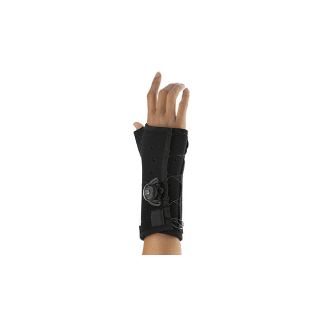 Exos® Long Thumb Spica Brace, Right, with Boa®, Black – 3Z Dental