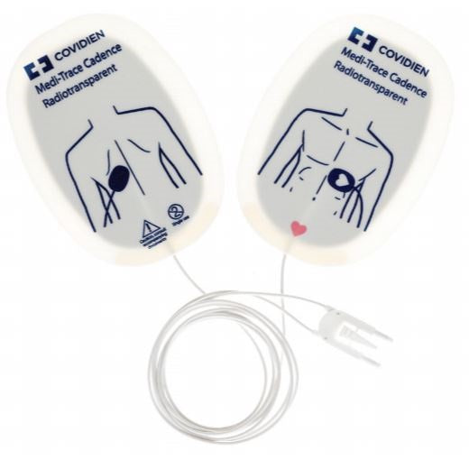 Medi-Trace™ Cadence Adult Defibrillator Electrode, Radiotransparent ...