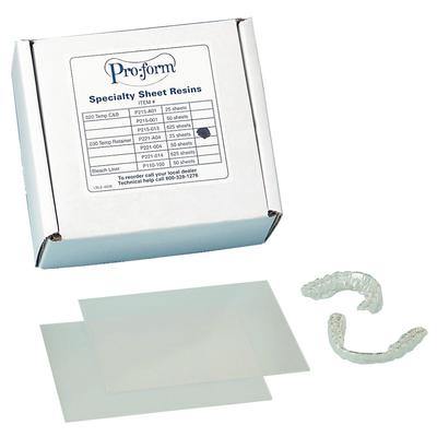 Pro-form Resin Retainer Material – 0.030", Clear, 50/Pkg | Durable ...
