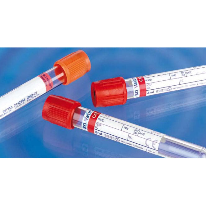 Vacutainer® Plastic Serum Tube with Red BD Hemogard™ Closure | Secure ...