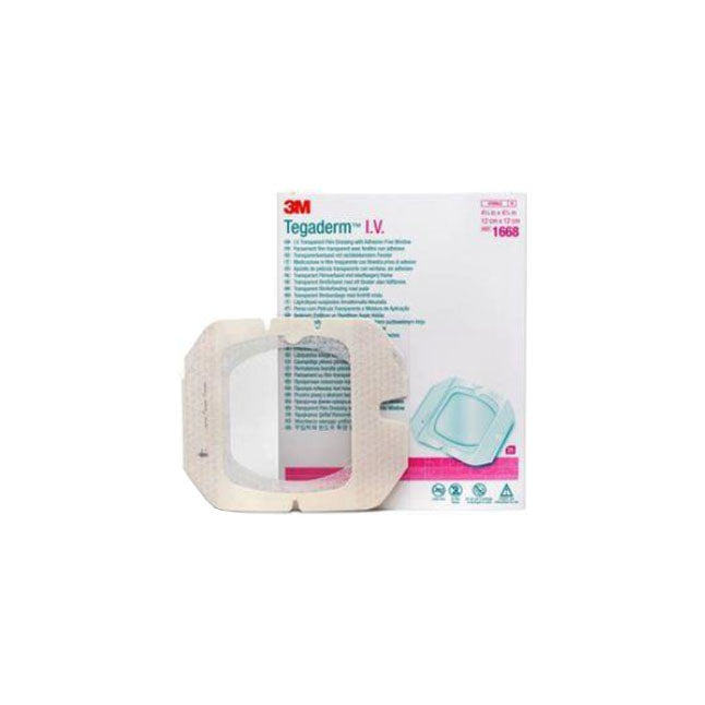 Tegaderm™ IV Transparent Dressing with Border, W12cm x L12cm, Sterile ...