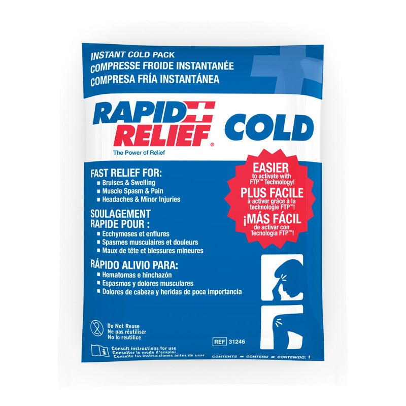 Rapid Relief® Instant Cold Pack with FTP™ Technology - Instant ...