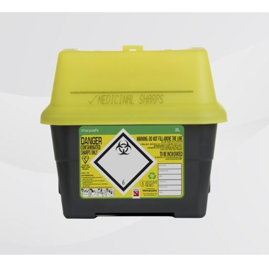 Sharpsafe® Sharps Container 2 Litre – 3Z Dental