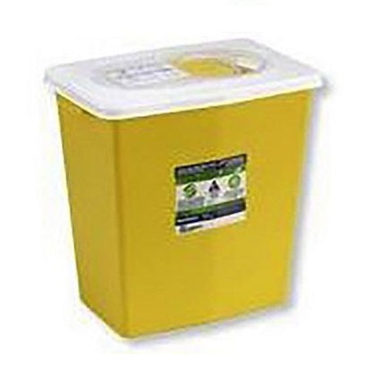 Large Volume Sharps Container with Sliding Lid | Secure High-Capacity ...