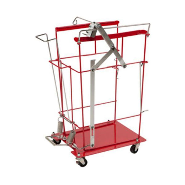 SharpSafety™ Foot Pedal Cart for Slide Lid Containers | Fits 12 and 18 ...