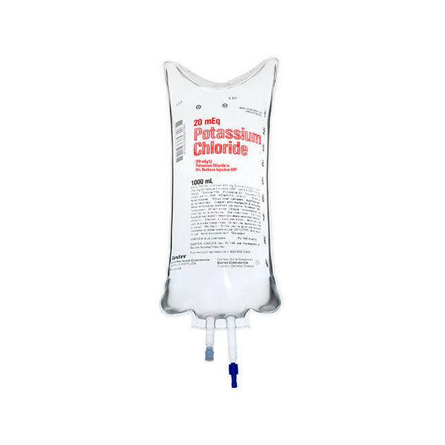 Intravenous Solution – 20mmol Potassium Chloride in 5% Dextrose ...