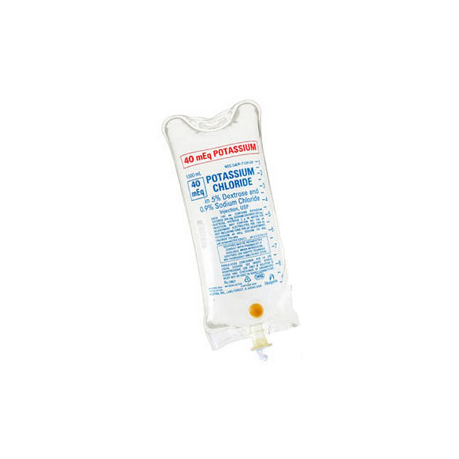 Injection Solution, 40mEq/L Potassium Chloride in 5% Dextrose and 0.9% ...