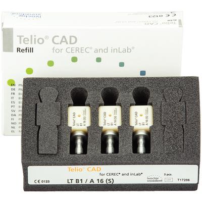 Telio® CAD Abutment Blocks for CEREC® – A16, 3/Pkg – 3Z Dental
