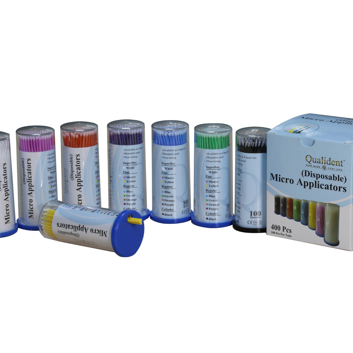 Microbrush Applicator Tips - 100/Pack | Precision Dental Application ...