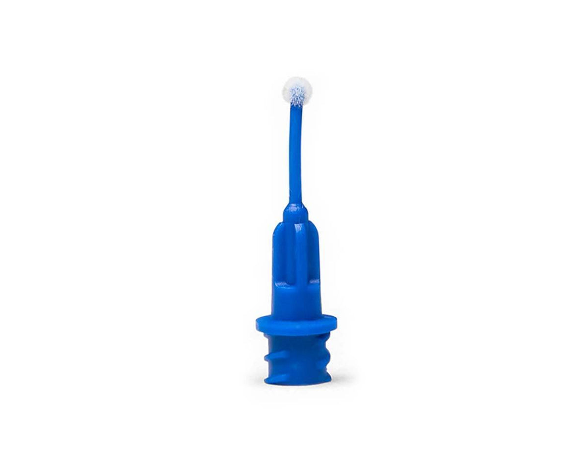 Applicator Tips – 25 Gauge x 1/2" Dark Blue Flocked All-Plastic Tips ...